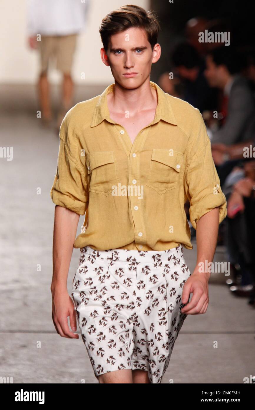New York, Usa. 7th September 2012. Model in attendance for Billy Reid ...
