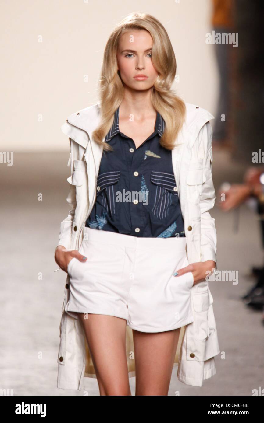 New York, Usa. 7th September 2012. Model in attendance for Billy Reid ...