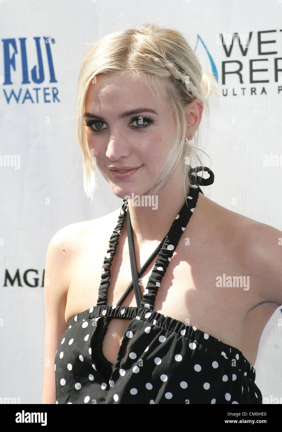 Ashlee Simpson at arrivals for FIJI Water Summer Soak at WET Republic ...
