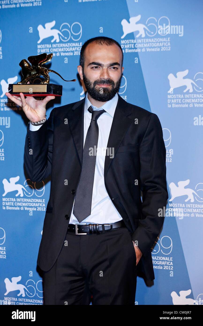 Sept. 8, 2012 - Venice, Ca, Italy - ALI AYDIN.Lion of the Future - Luigi de Laurentiis Award for ...