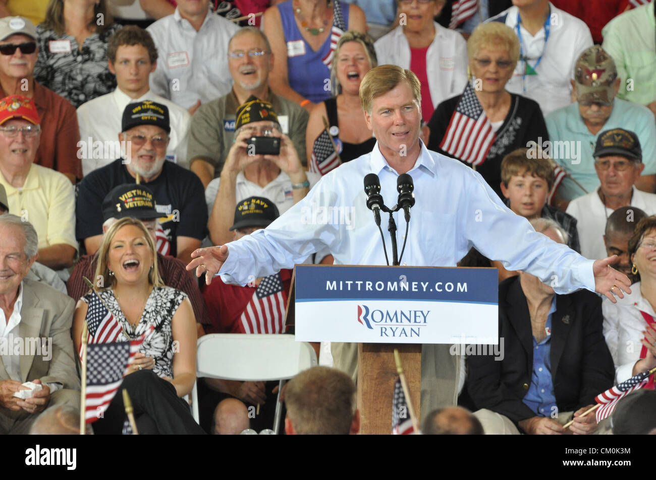 Sept 8, 2012 - Virginia Governor BOB McDONNELL introduces GOP ...