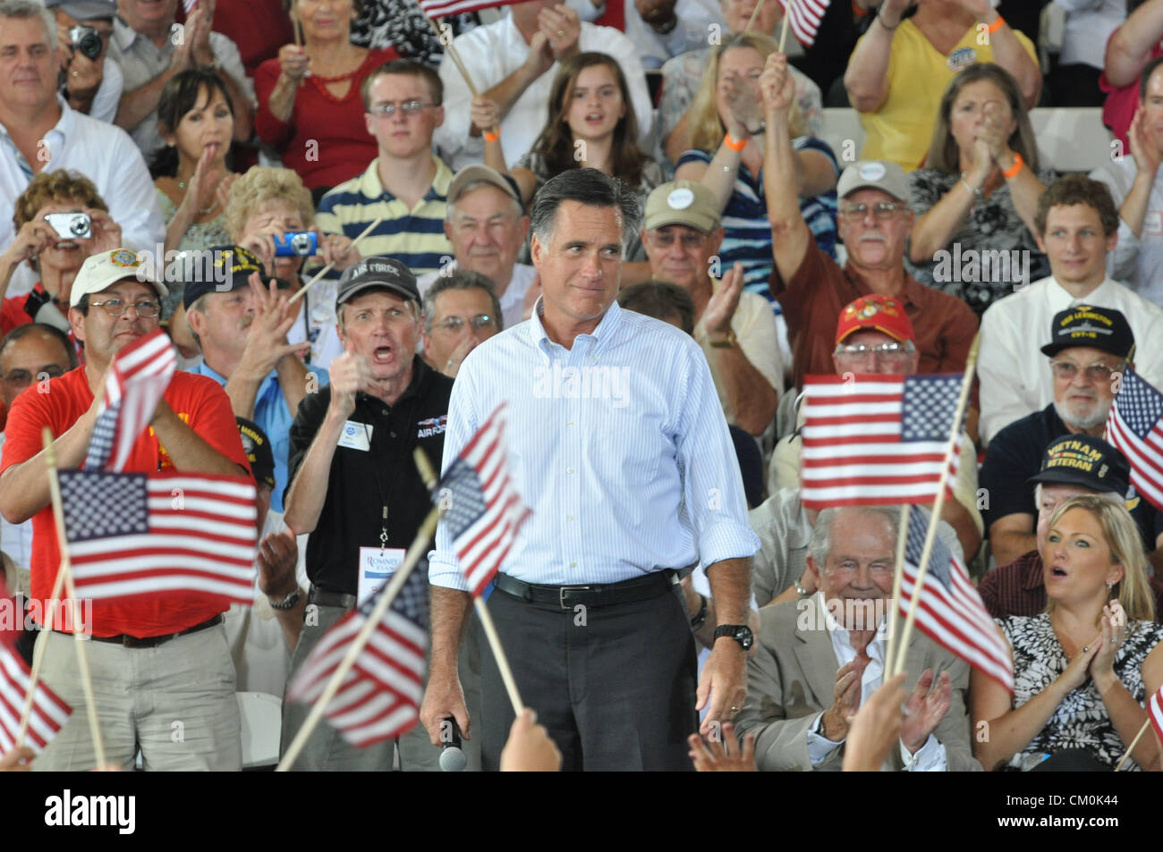 Sept 8, 2012 - Virginia Beach, Virginia, U.S. - GOP Presidential ...