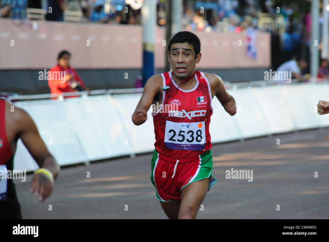 09.09.2012 London, England. The Mall. Pedro MEZA ZEMPOALTECATL (T46 ...