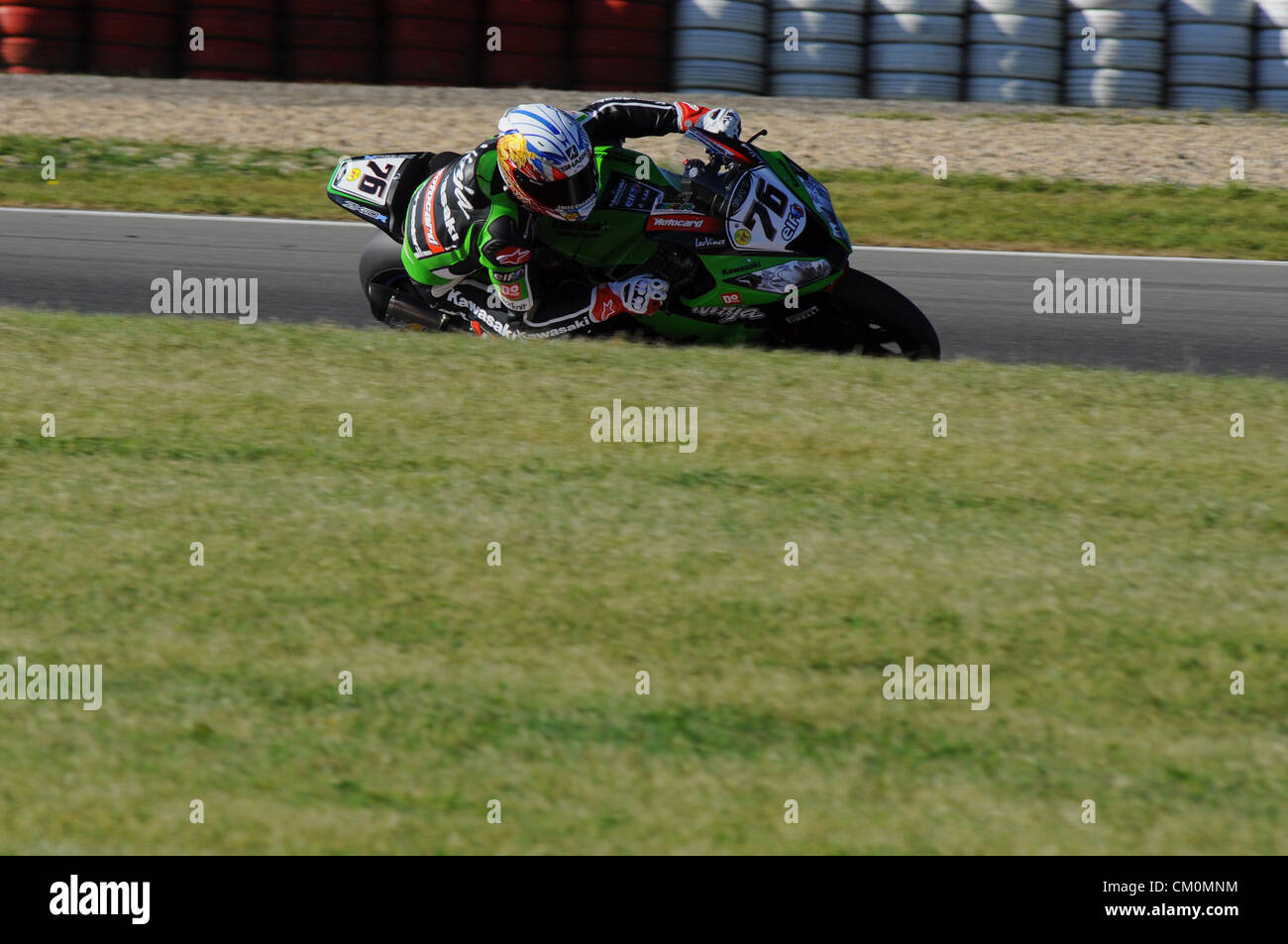 08.09.2012. Nurburgring, Germany. rider 76 L.Baz Kawasaki Racing Team ...