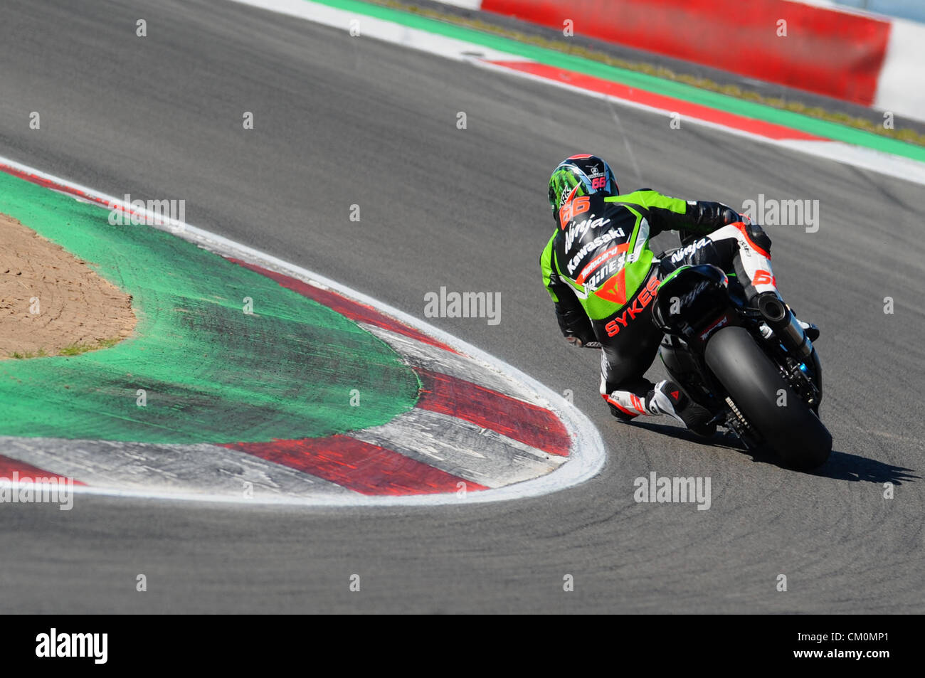 08.09.2012. Nurburgring, Germany. rider 66 T. Sykes Kawasaki Racing ...