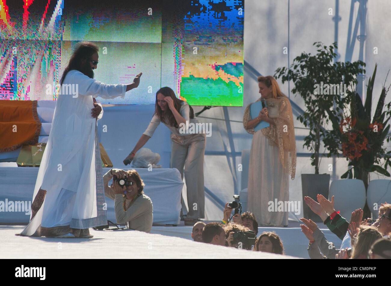 Sept. 9, 2012 - Buenos Aires, Buenos Aires, Argentina - Indian guru Sri ...