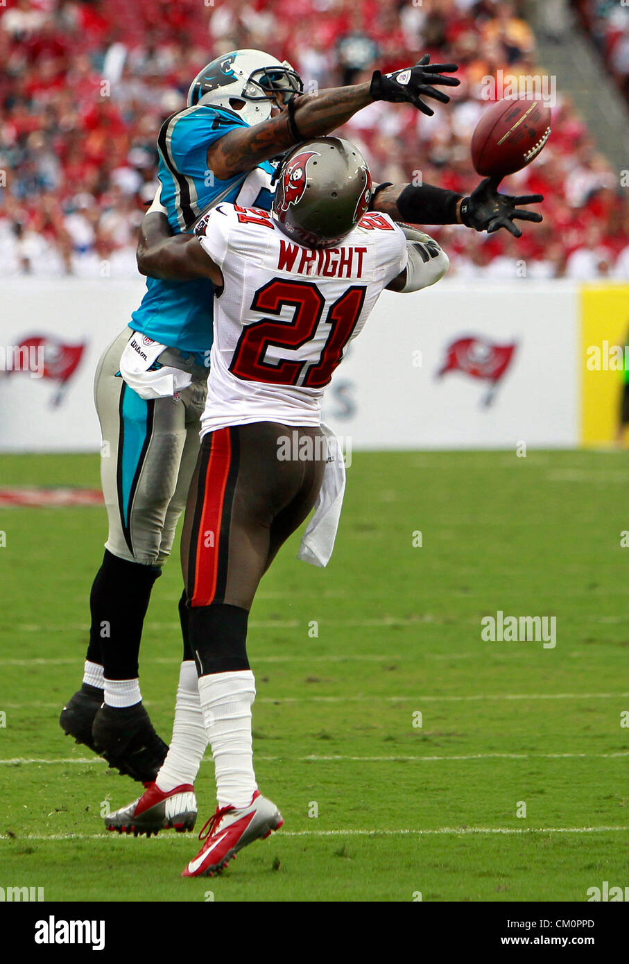 Sept. 9, 2012 - Tampa, Florida, U.S. - Tampa Bay Buccaneers cornerback ...