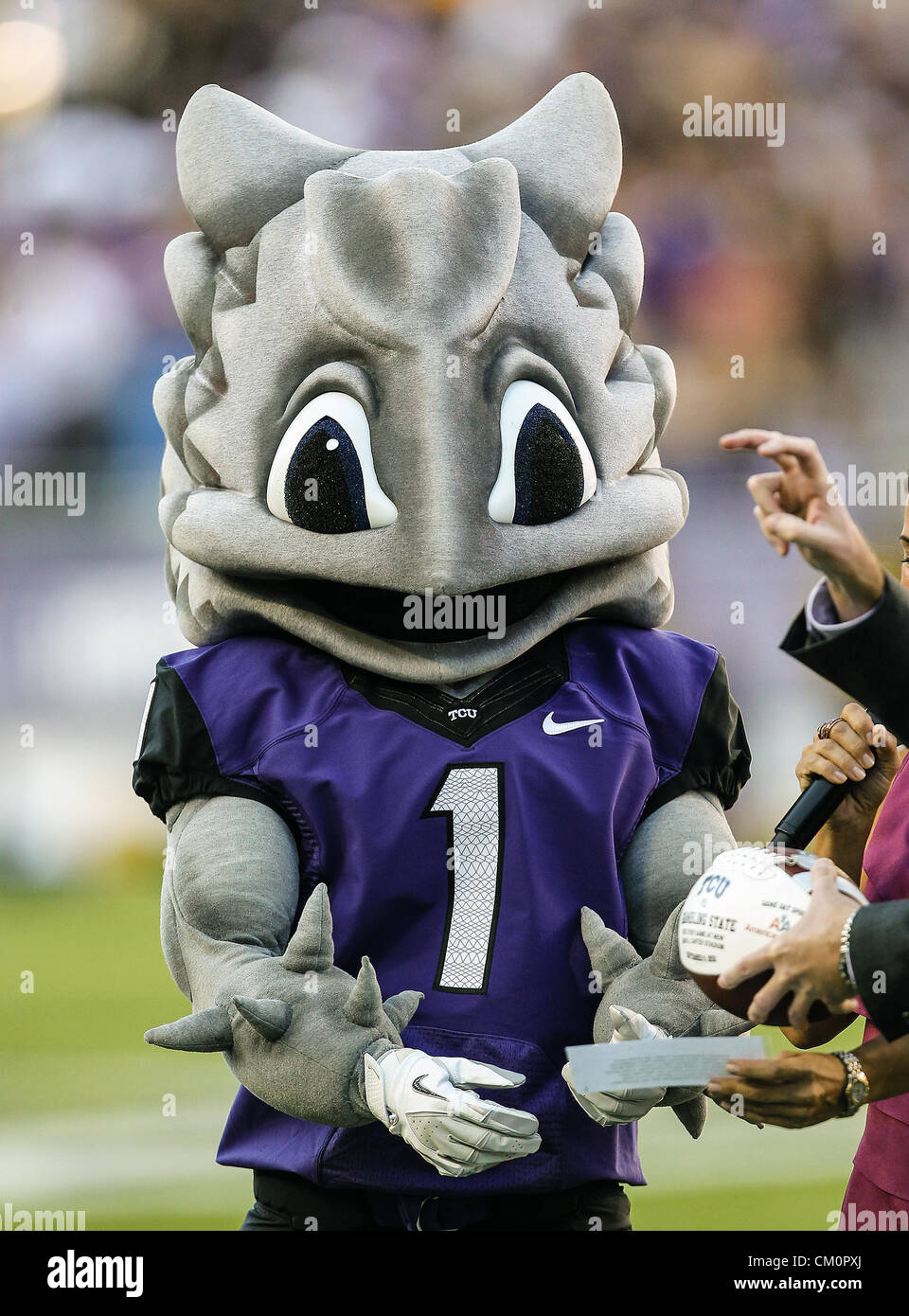 Tcu horned frogs mascot hi-res stock photography and images - Alamy