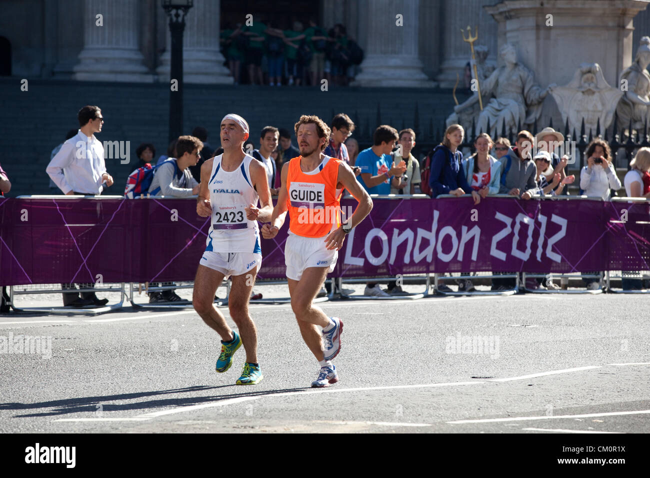 London, UK. 9th September 2012. T12 is the Paralympic Category for ...
