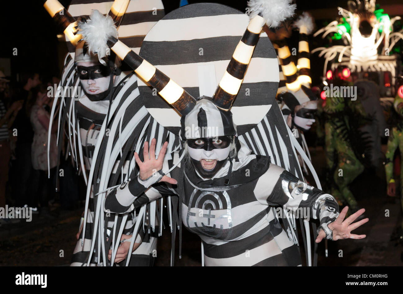 London, England, UK. Sunday 9 September 2012. Carnival from the group ...