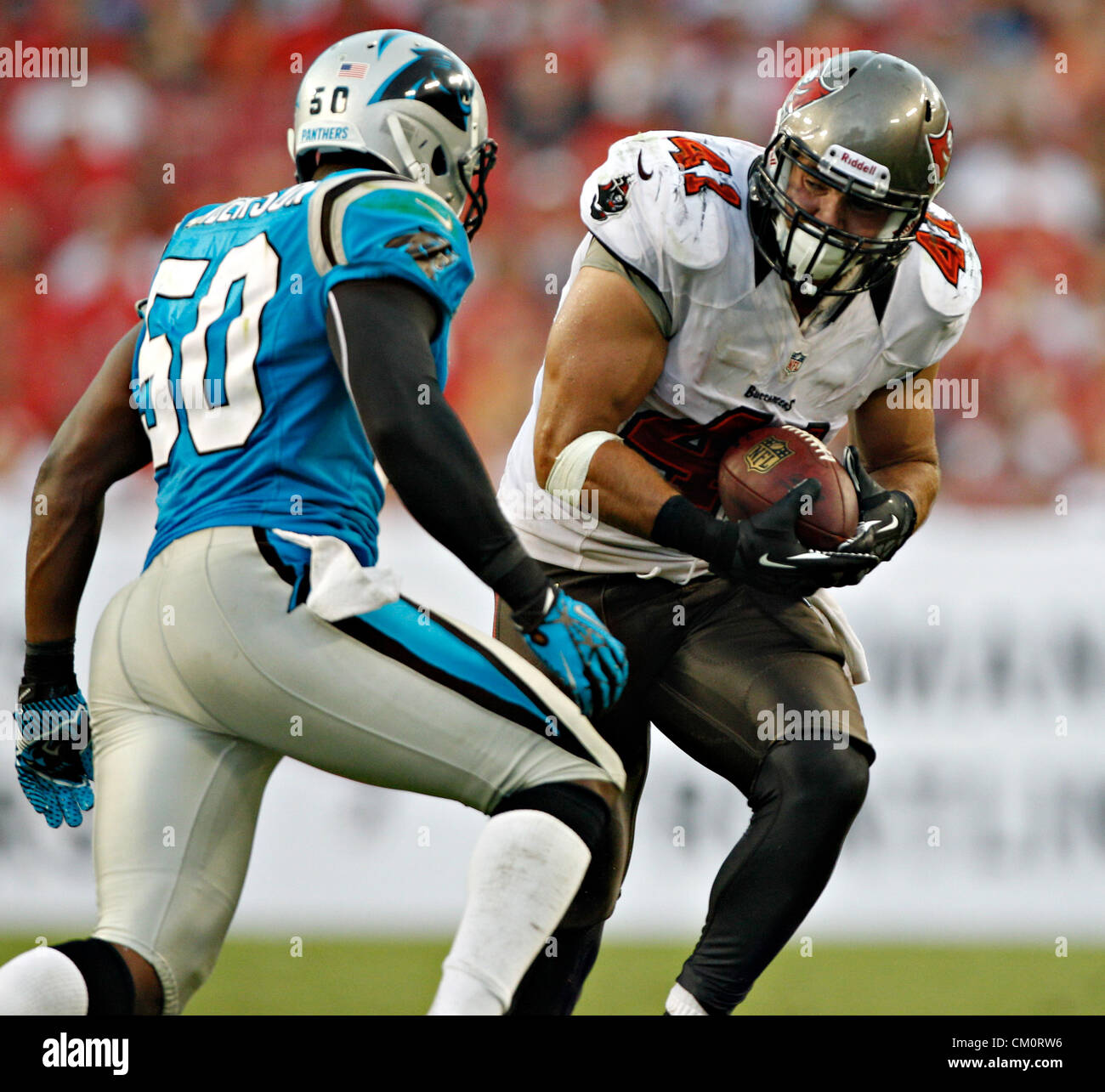 Sept. 9, 2012 - Florida, U.S. - Tampa Bay Buccaneers fullback Erik ...