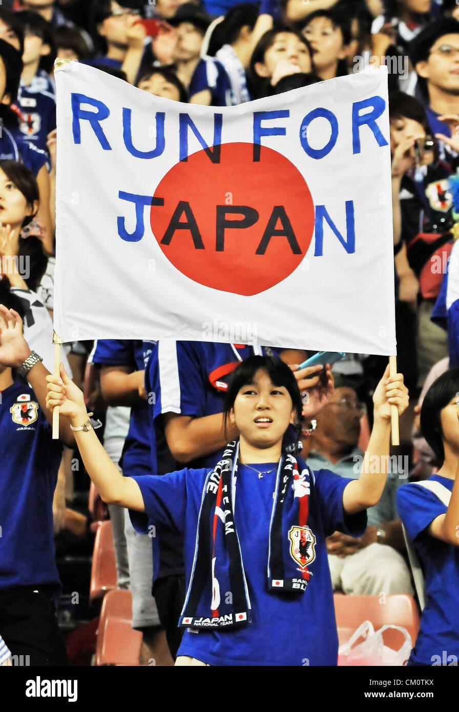 Japan fans (JPN), SEPTEMBER 6, 2012 : Niigata, Japan, Football / Soccer ...