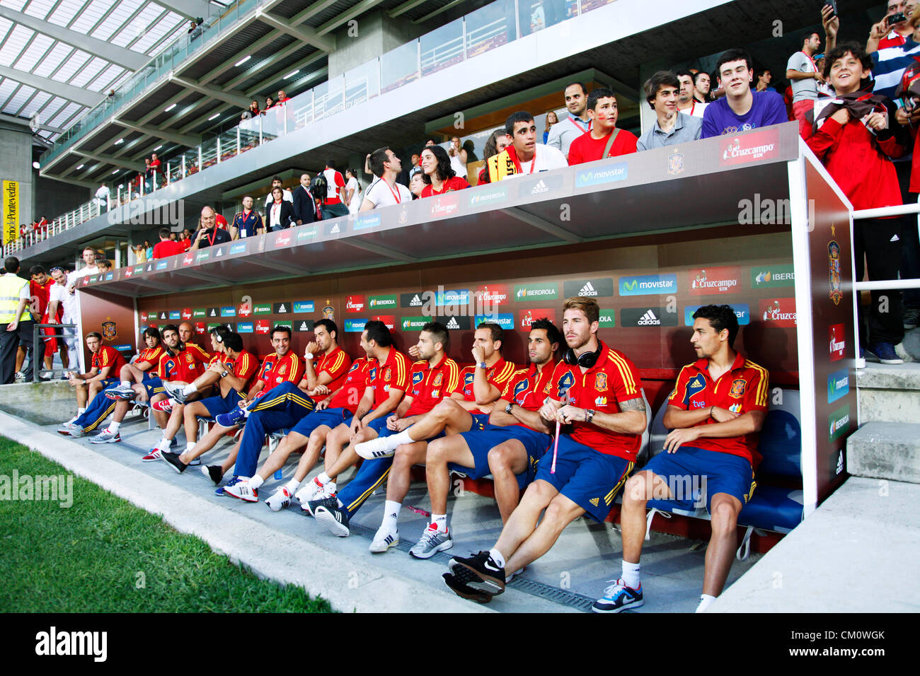 Spain team group (ESP), SEPTEMBER 7, 2012 - Football / Soccer : International friendly soccer ...