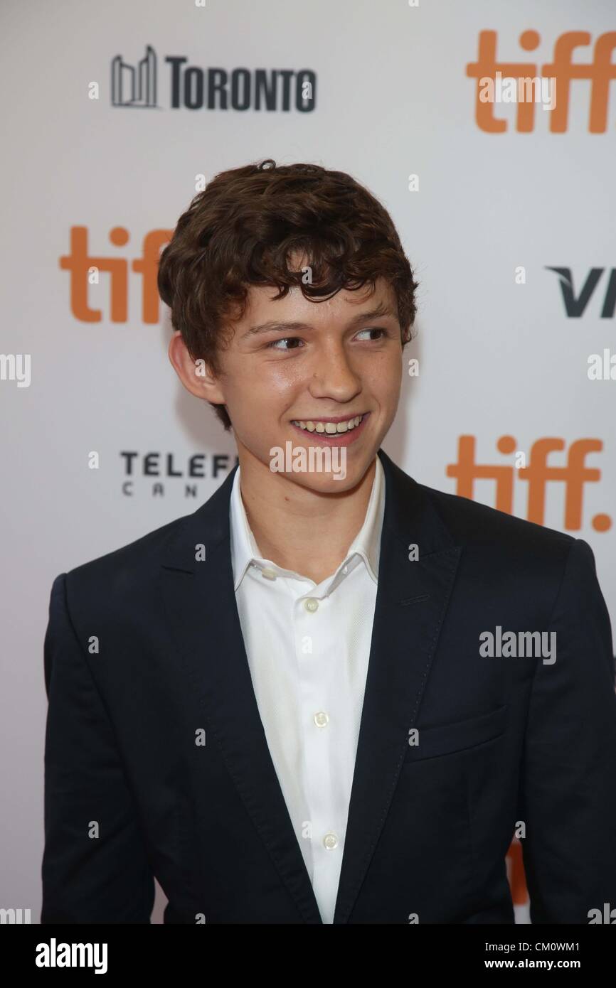 Toronto, Canada. 9th September 2012. Actor Tom Holland arrives at the ...