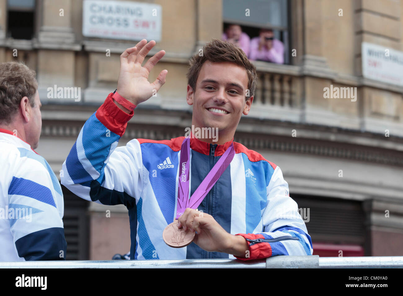 London, England, UK. Monday, 10 September 2012. Diver Tom Daley. Heroes ...