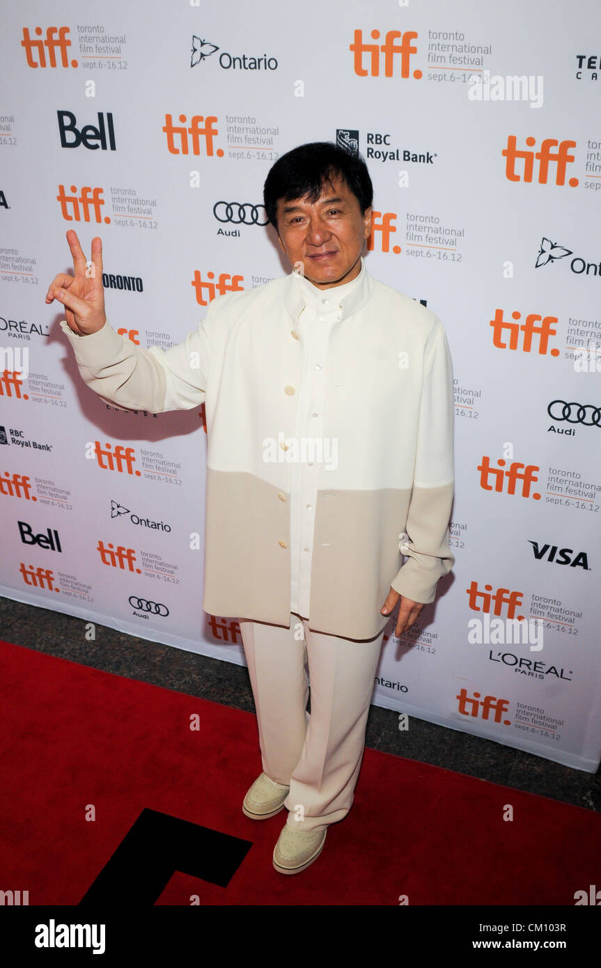 Sept. 9, 2012 - Toronto, Ontario, Canada - Actor JACKIE CHAN attends ...