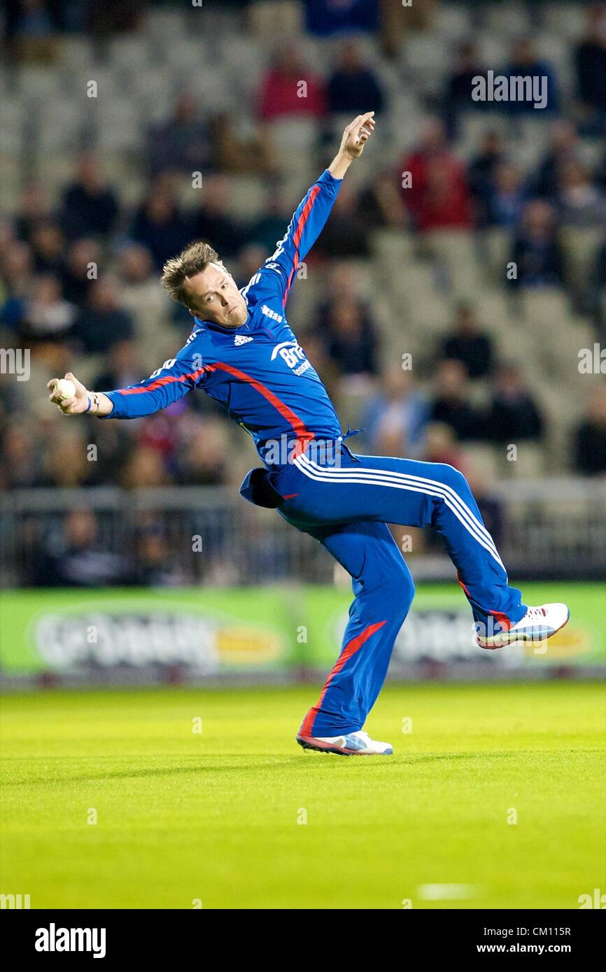10.09.2012 Manchester, England. England and Nottinghamshire player ...