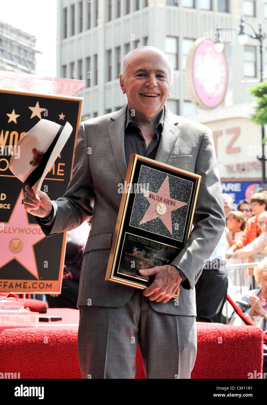 Los Angeles, California. 10th September 2012. Walter Koenig at the ...
