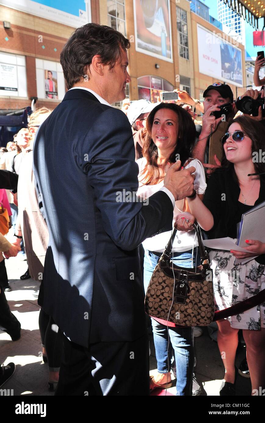 Toronto, Canada. 10th September 2012. Colin Firth at arrivals for ...