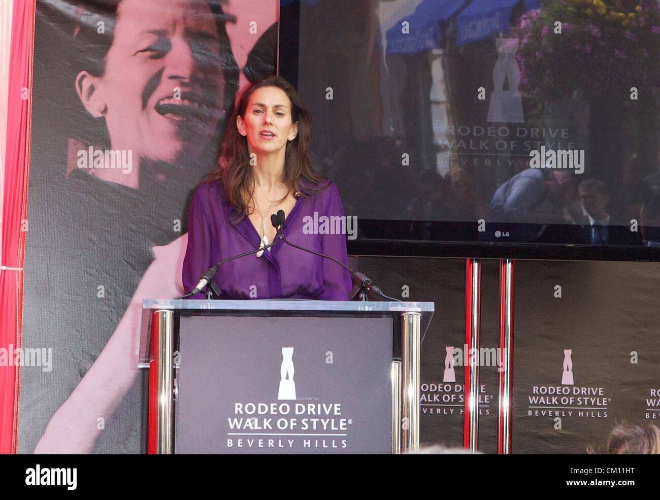 Beverly Hills, California. 10th September 2012. Lisa Immordino Vreeland ...