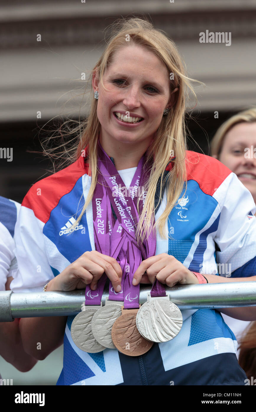 London, England, UK. Monday, 10 September 2012. Paralympics swimmer ...