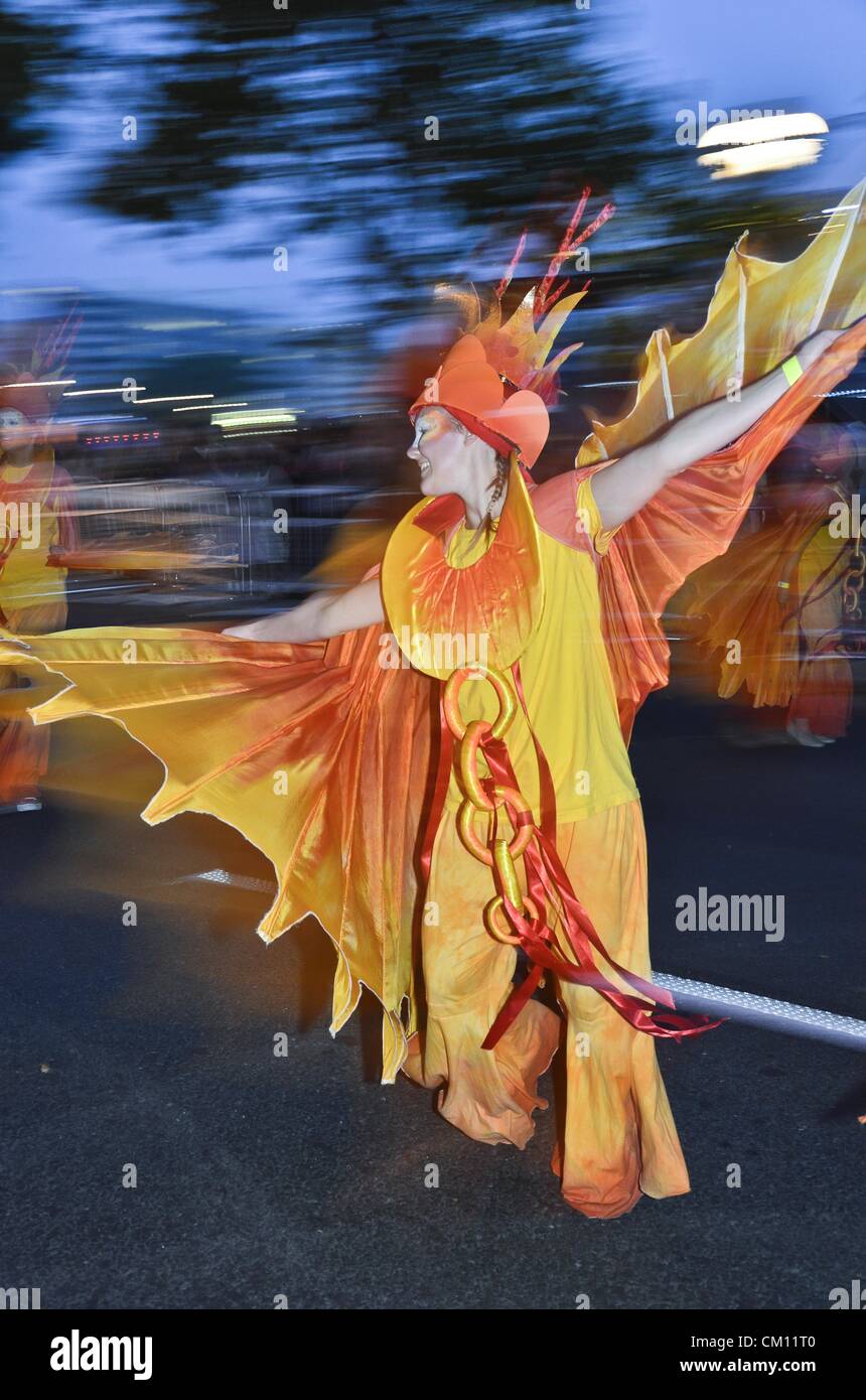 London, UK. 9th September 2012. London Mayor's 2012 Thames Festival ...