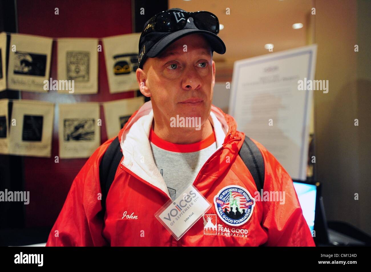 Sept. 10, 2012 - Manhattan, New York, U.S. - JOHN FEAL, 9/11 first ...