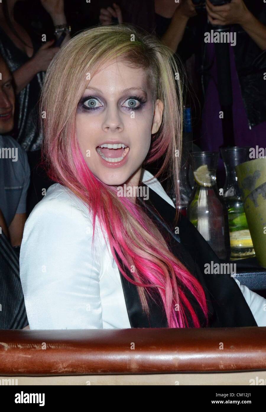 New York, USA. 10th September 2012. Avril Lavigne at the after-party ...