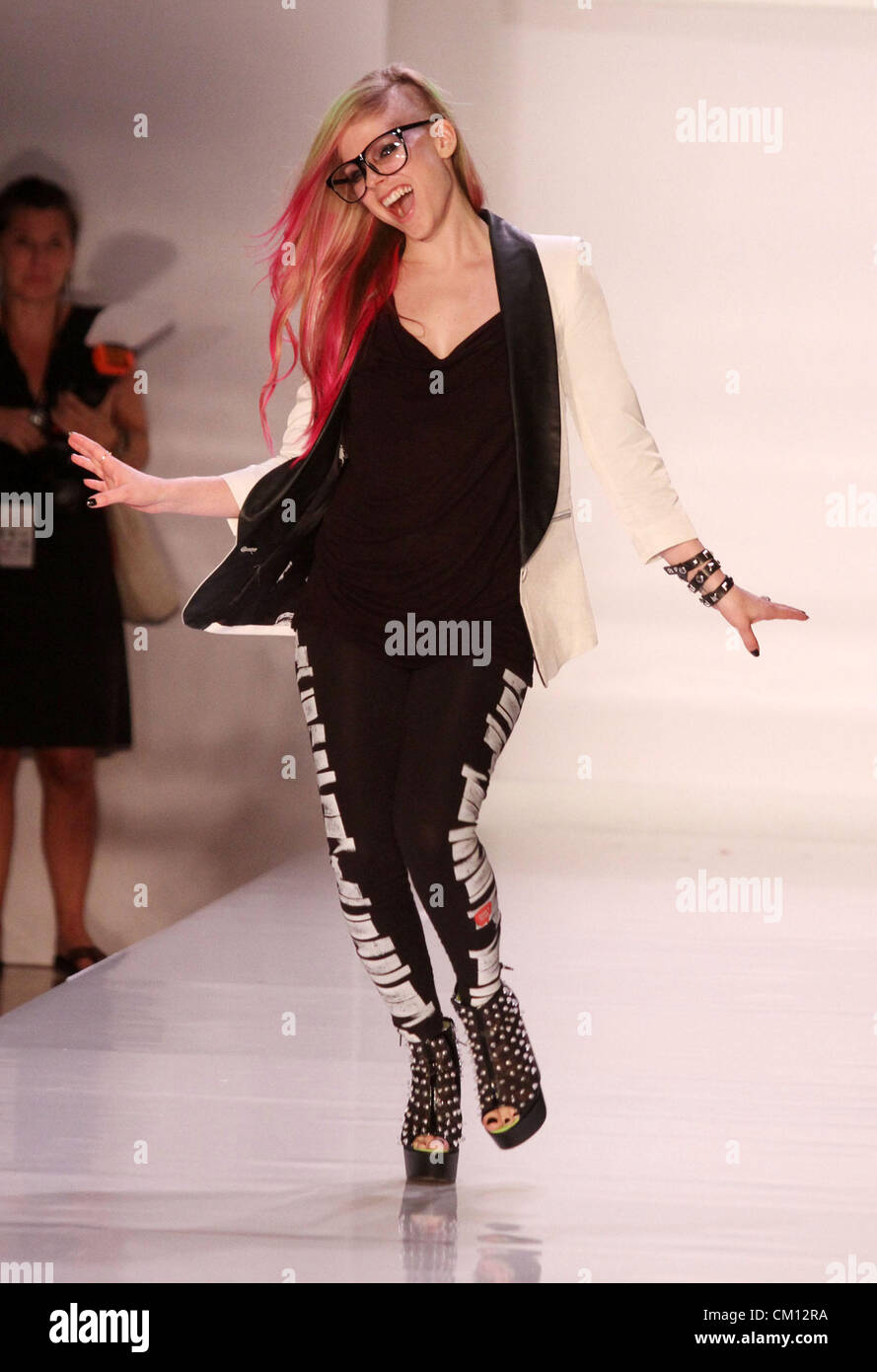Sept. 10, 2012 - New York, New York, U.S. - Designer/singer AVRIL ...
