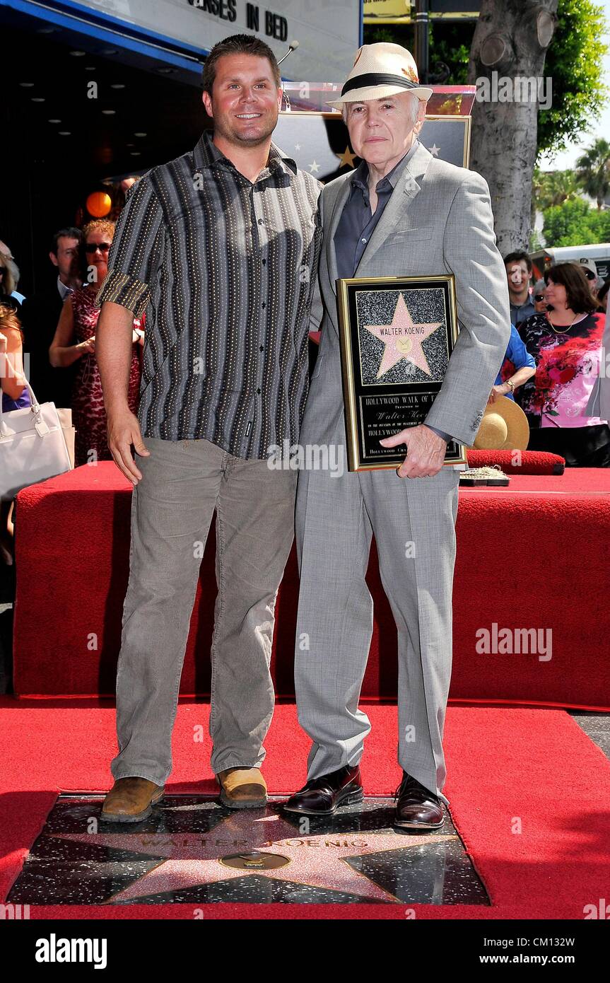 Los Angeles, California. 10th September 2012. Rod Roddenberry, Walter ...