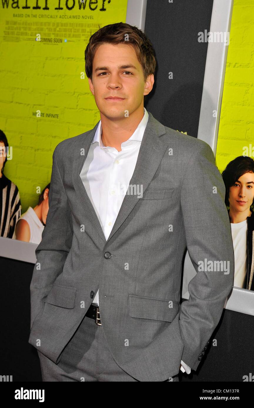 Los Angeles, California, USA. 10th September 2012. Johnny Simmons at ...