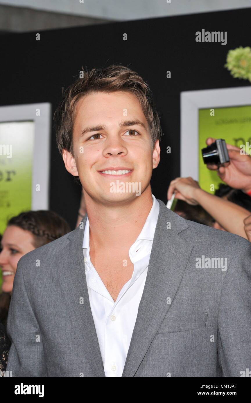 Los Angeles, California, USA. 10th September 2012. Johnny Simmons at ...