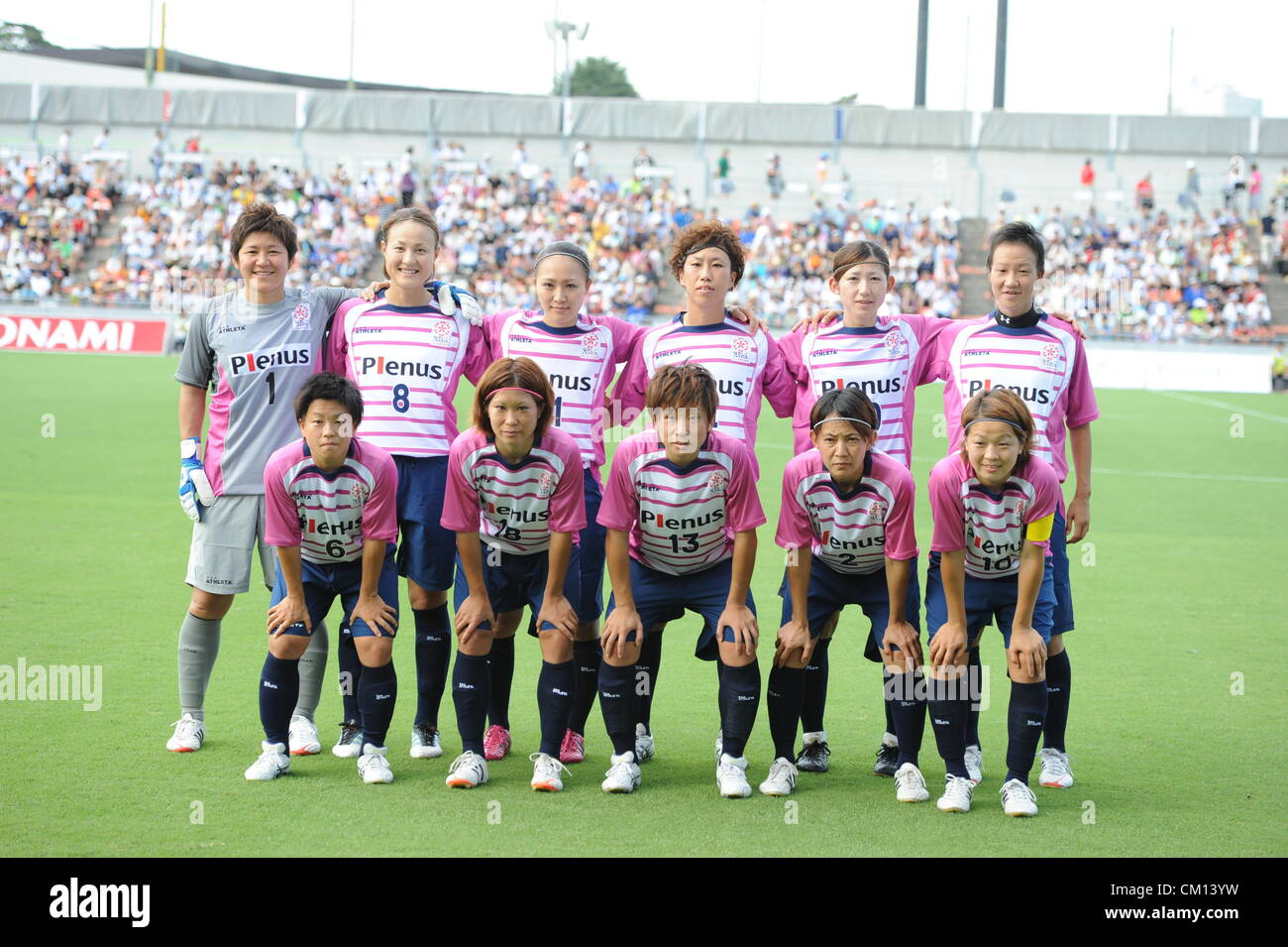 Saitama, Japan. Athena team group line-up, SEPTEMBER 9, 2012 - Football ...