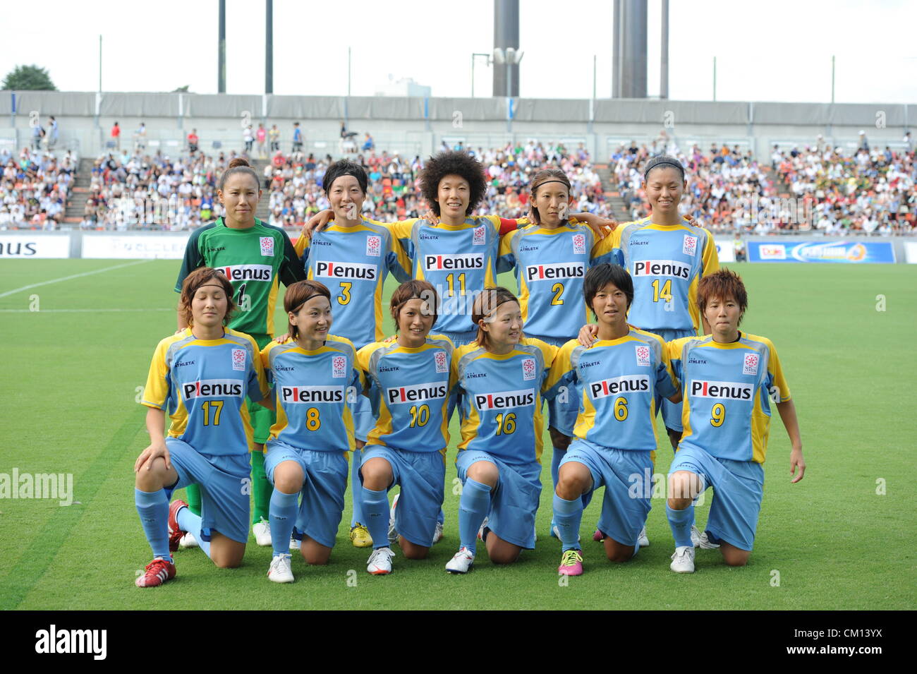 Saitama, Japan. Minerva team group line-up, SEPTEMBER 9, 2012 ...