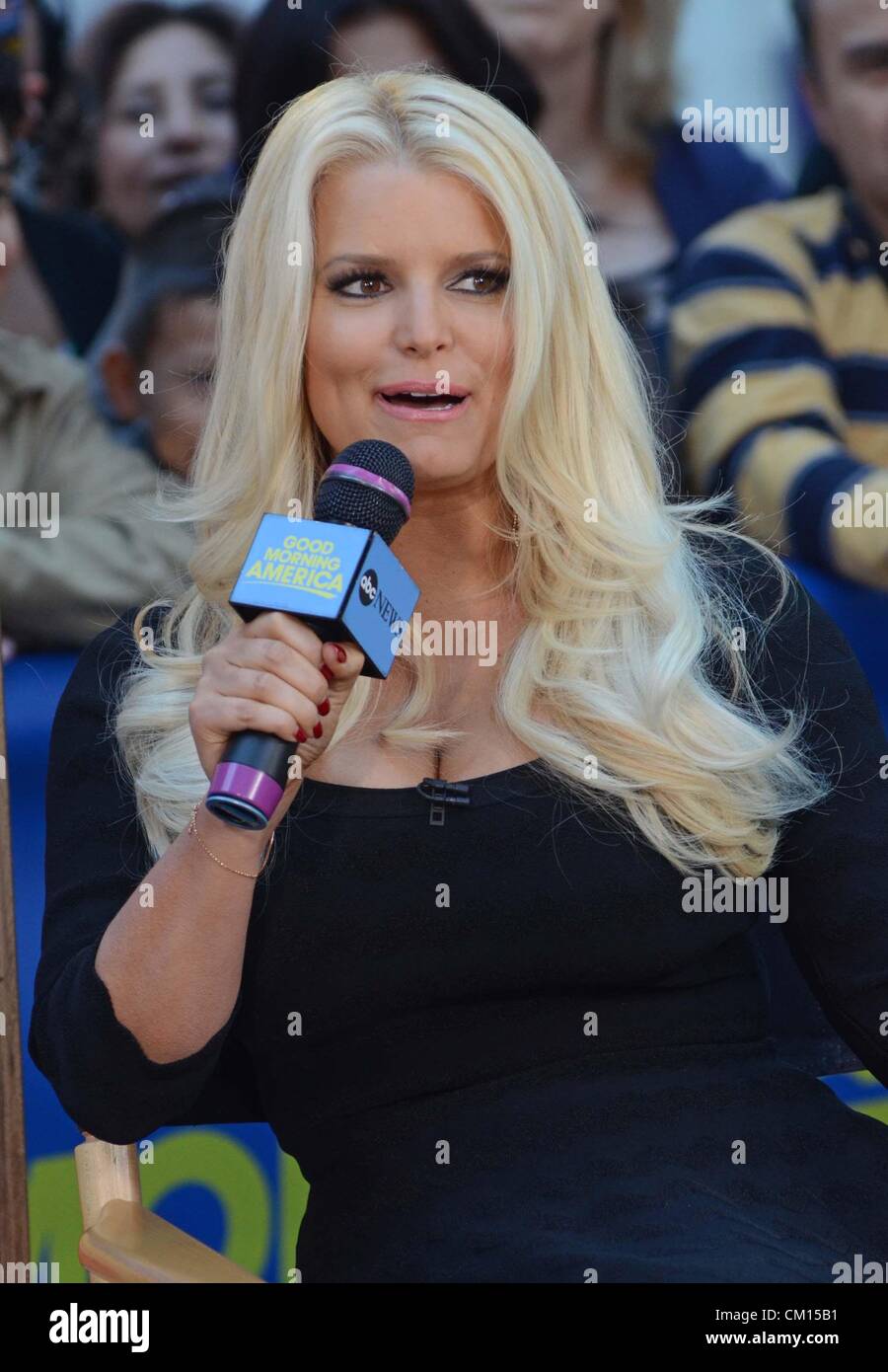 New York, USA. 11th September 2012. Jessica Simpson at talk show ...