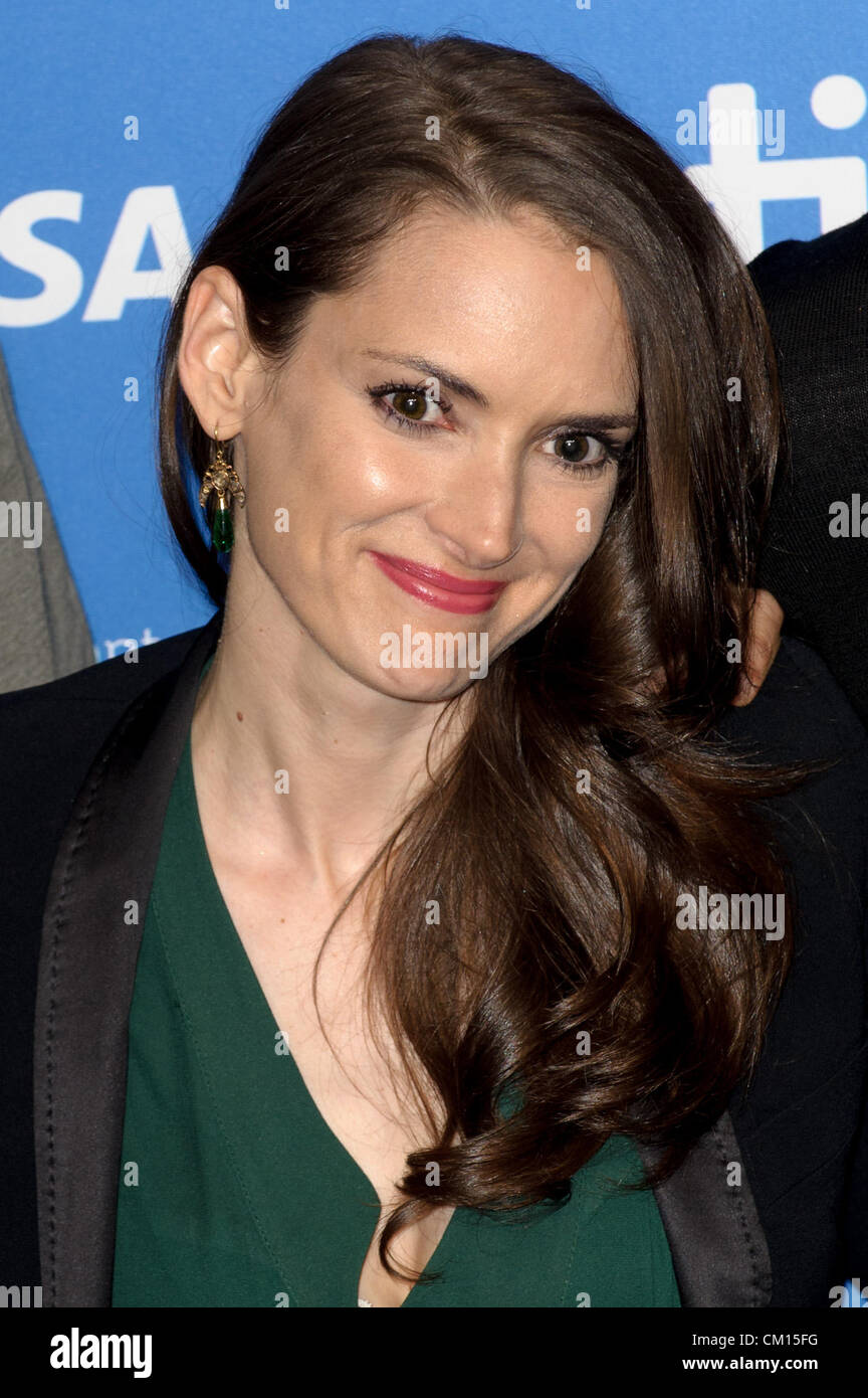 Sept. 10, 2012 - Toronto, Ontario, Canada - Actress WINONA RYDER ...