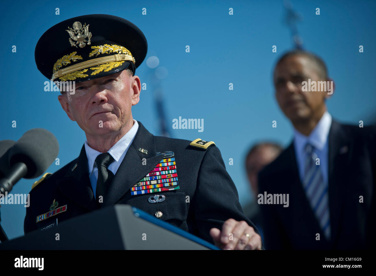 US Army General Martin Dempsey, chairman of the Joint Chiefs of Staff ...