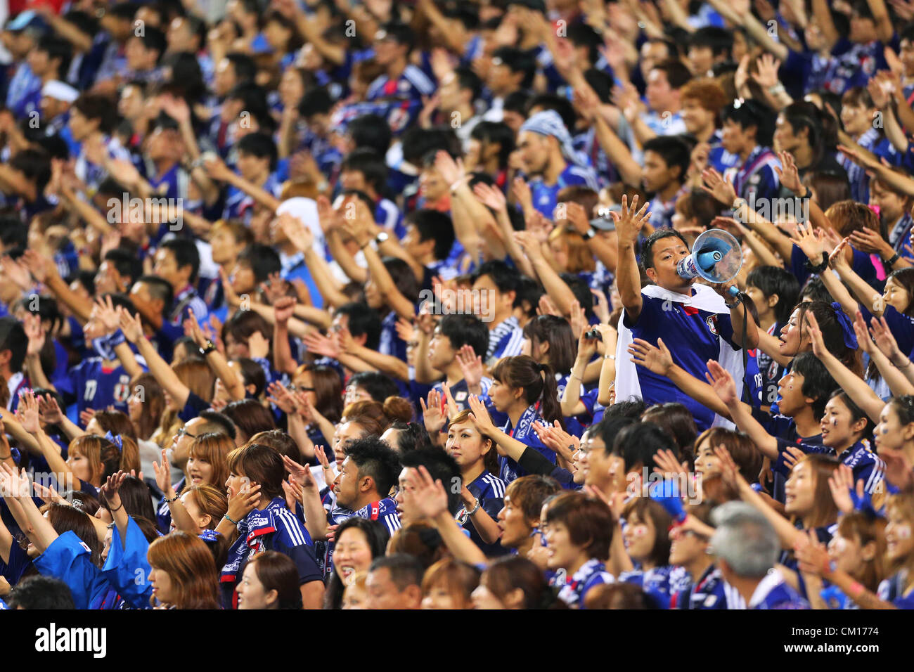 Saitama, Japan. Japan Fans (JPN), September 11, 2012 - Football ...