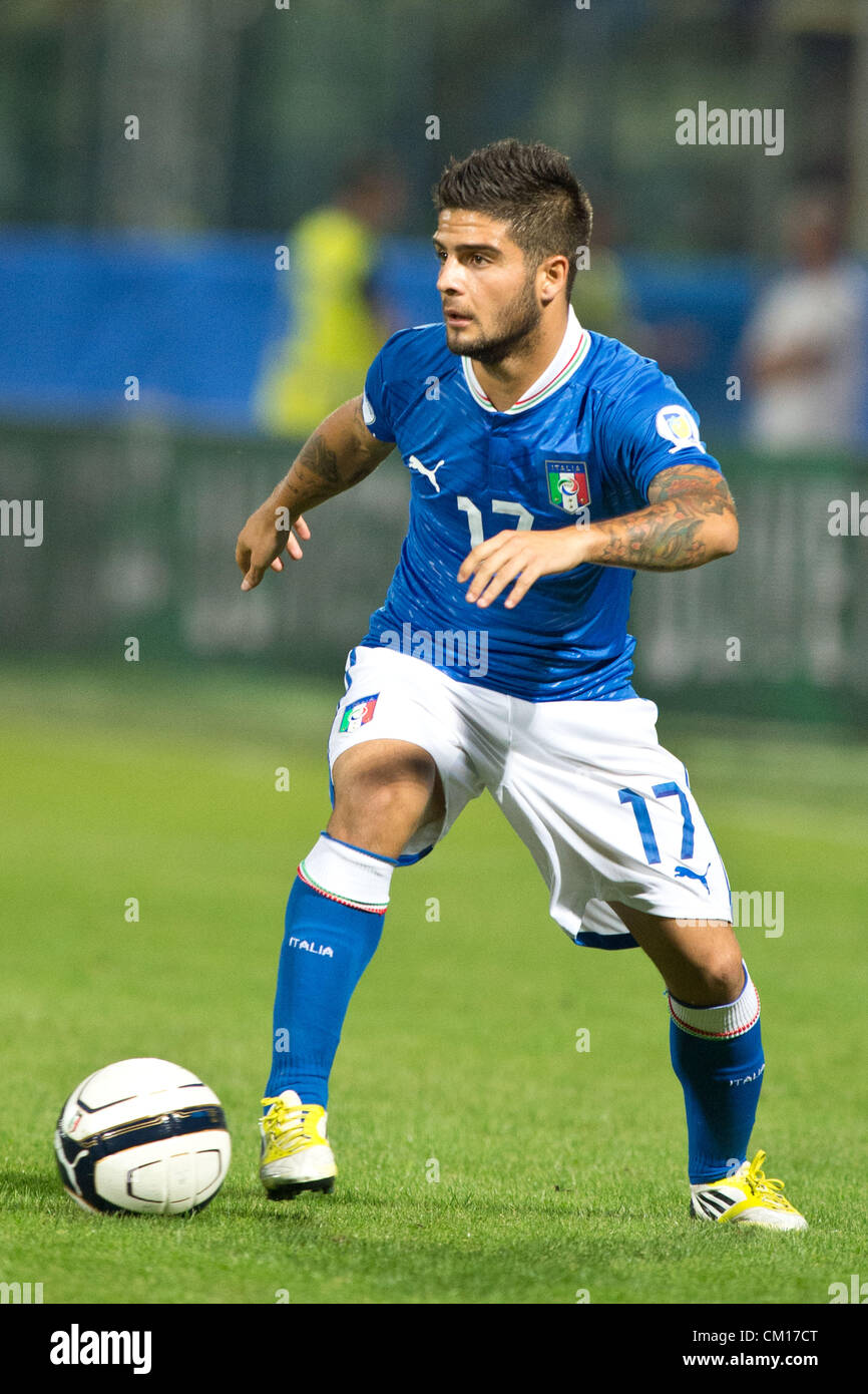 Modena, Italy. Lorenzo Insigne (ITA), SEPTEMBER 11, 2012 - Football ...