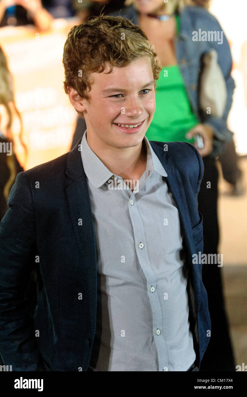 Sept. 11, 2012 - Toronto, Ontario, Canada - Actor TOBY IRVINE arrives ...