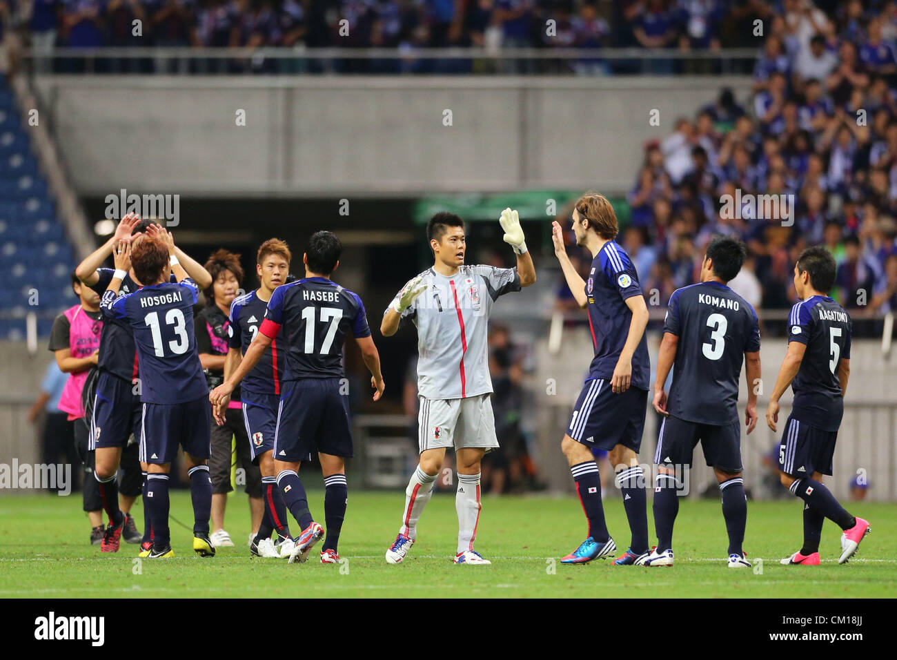 Saitama, Japan. Japan National Team Group (JPN), September 11, 2012 ...