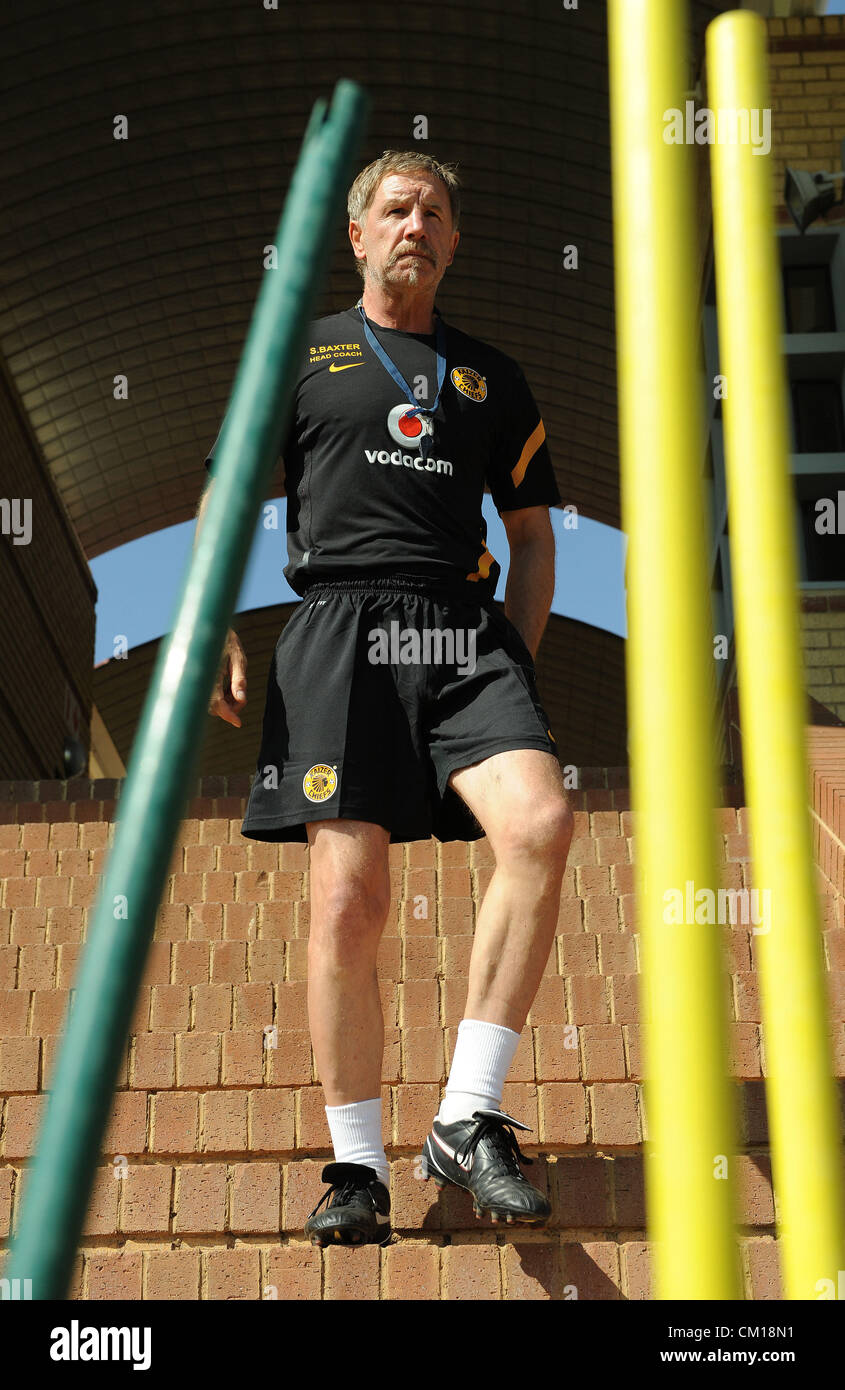 JOHANNESBURG, SOUTH AFRICA - SEPTEMBER 12, Stuart Baxter arrives during ...