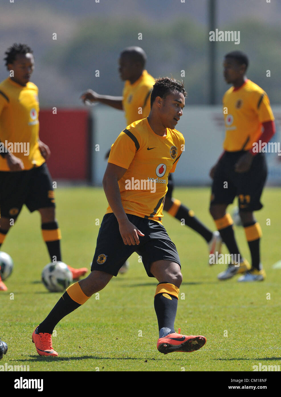 JOHANNESBURG, SOUTH AFRICA - SEPTEMBER 12, Matthew Rusike during the ...
