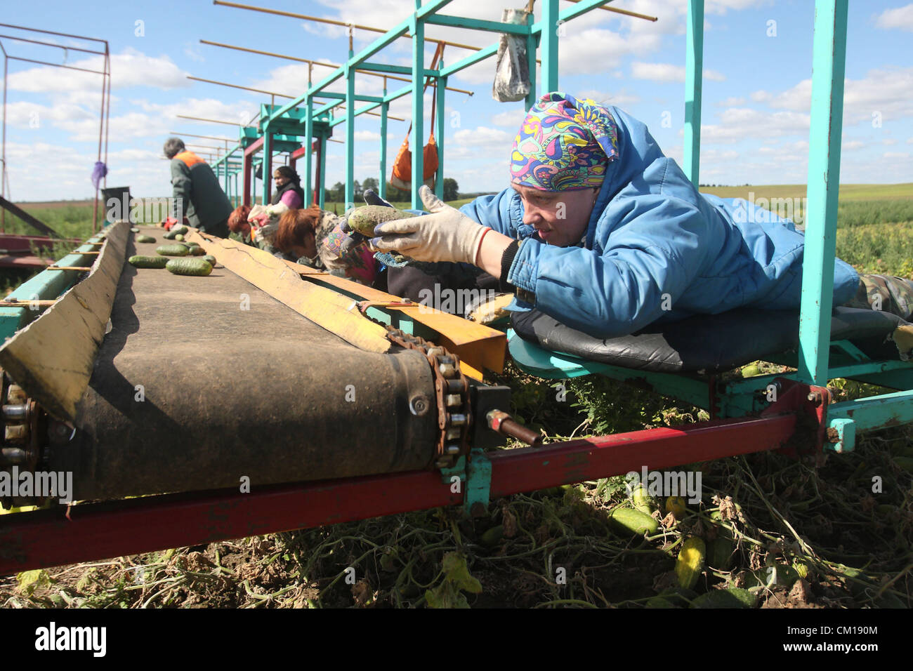 Aug. 28, 2012 - Belarus - Belarus engineers from Techmash Design Bureau ...