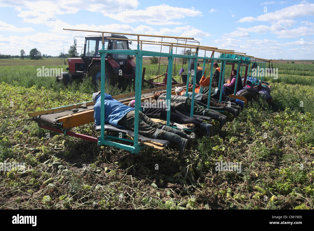 Aug. 28, 2012 - Belarus - Belarus engineers from Techmash Design Bureau ...