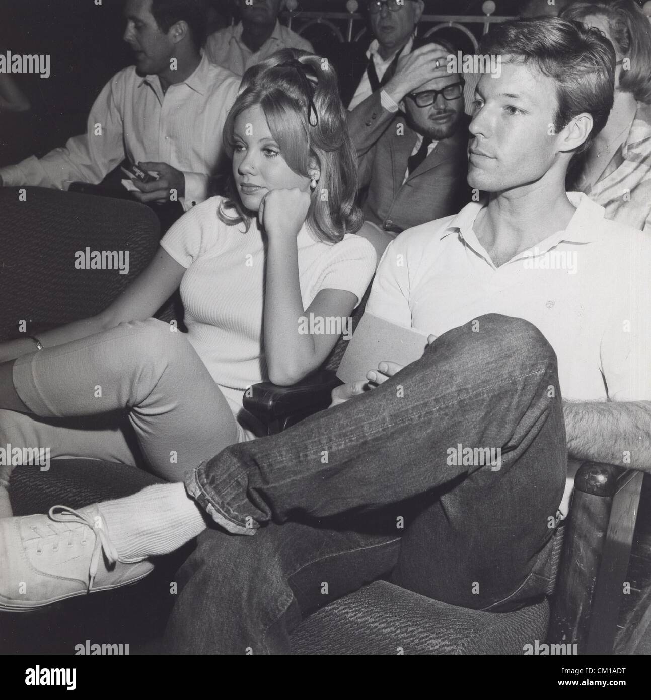 RICHARD CHAMBERLAIN Hayley Mills at the TV show.Supplied by Photos, inc ...