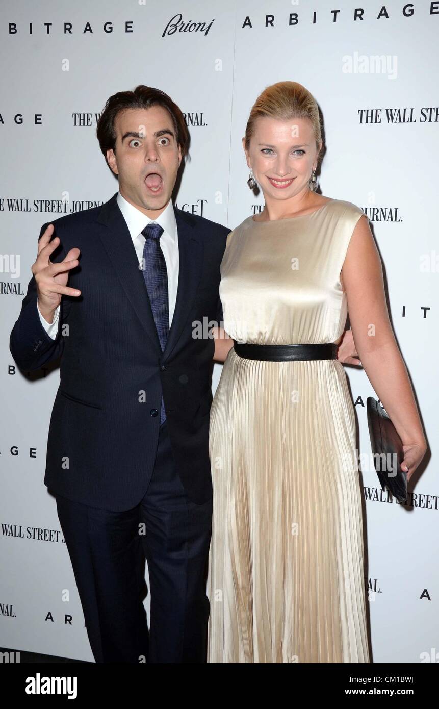 New York, USA. 12th September 2012. Nicholas Jarecki at arrivals for ...