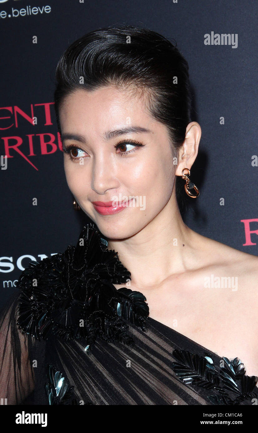 Sept. 12, 2012 - Los Angeles, California, U.S. - Li Bingbing attends ...