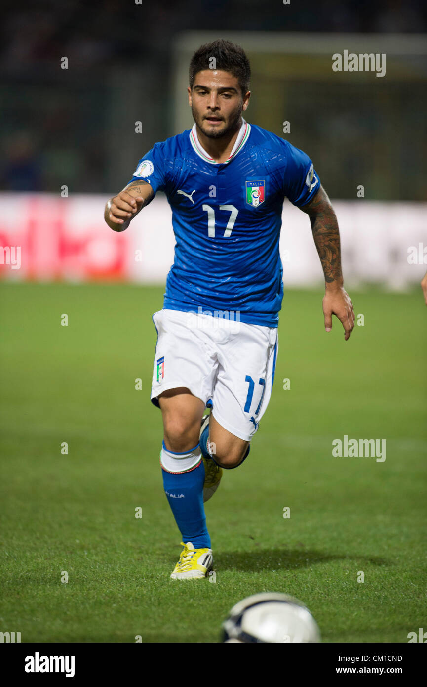 Modena, Italy. Lorenzo Insigne (ITA), SEPTEMBER 11, 2012 - Football ...