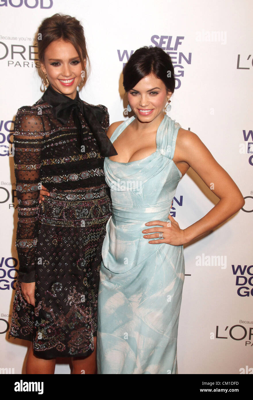 Sept. 12, 2012 - New York, New York, U.S. - Actresses JESSICA ALBA and ...